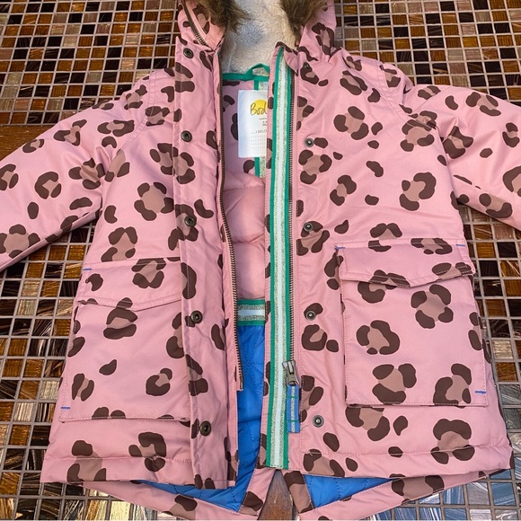Boden | Jackets & Coats | Boden Waterproof Rainsnow Parka Pink Animal ...